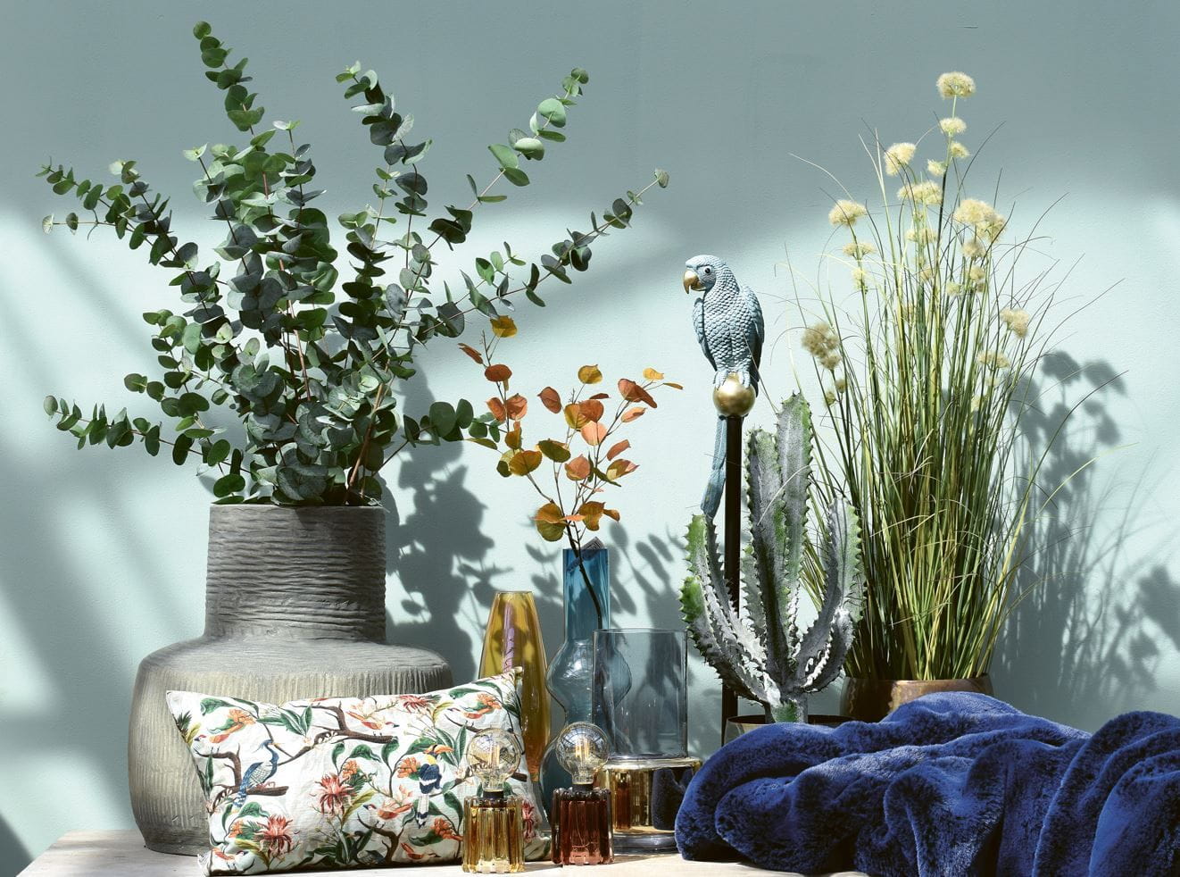 PAD Kissenhülle CROSS STITCH, green | Garten von Ehren